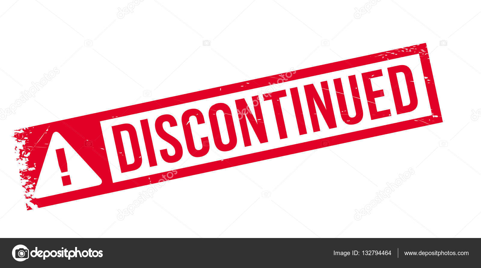 Sello de goma descontinuado Vector de stock #132794464 de ©lkeskinen0