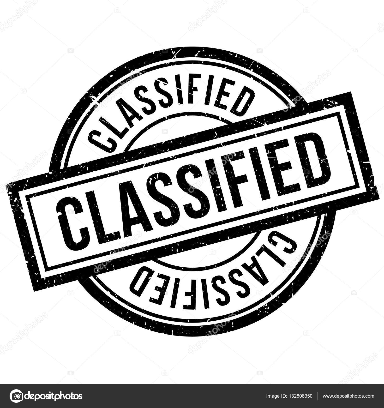 Classified rubber stamp Stock Vector Image by ©lkeskinen0 #132808350