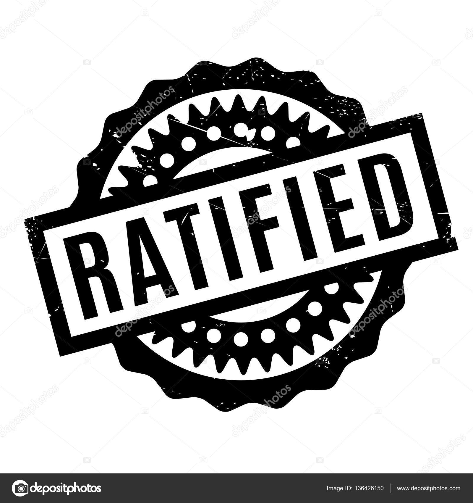 Ratified rubber stamp Stock Vector Image by ©lkeskinen0 #136426150