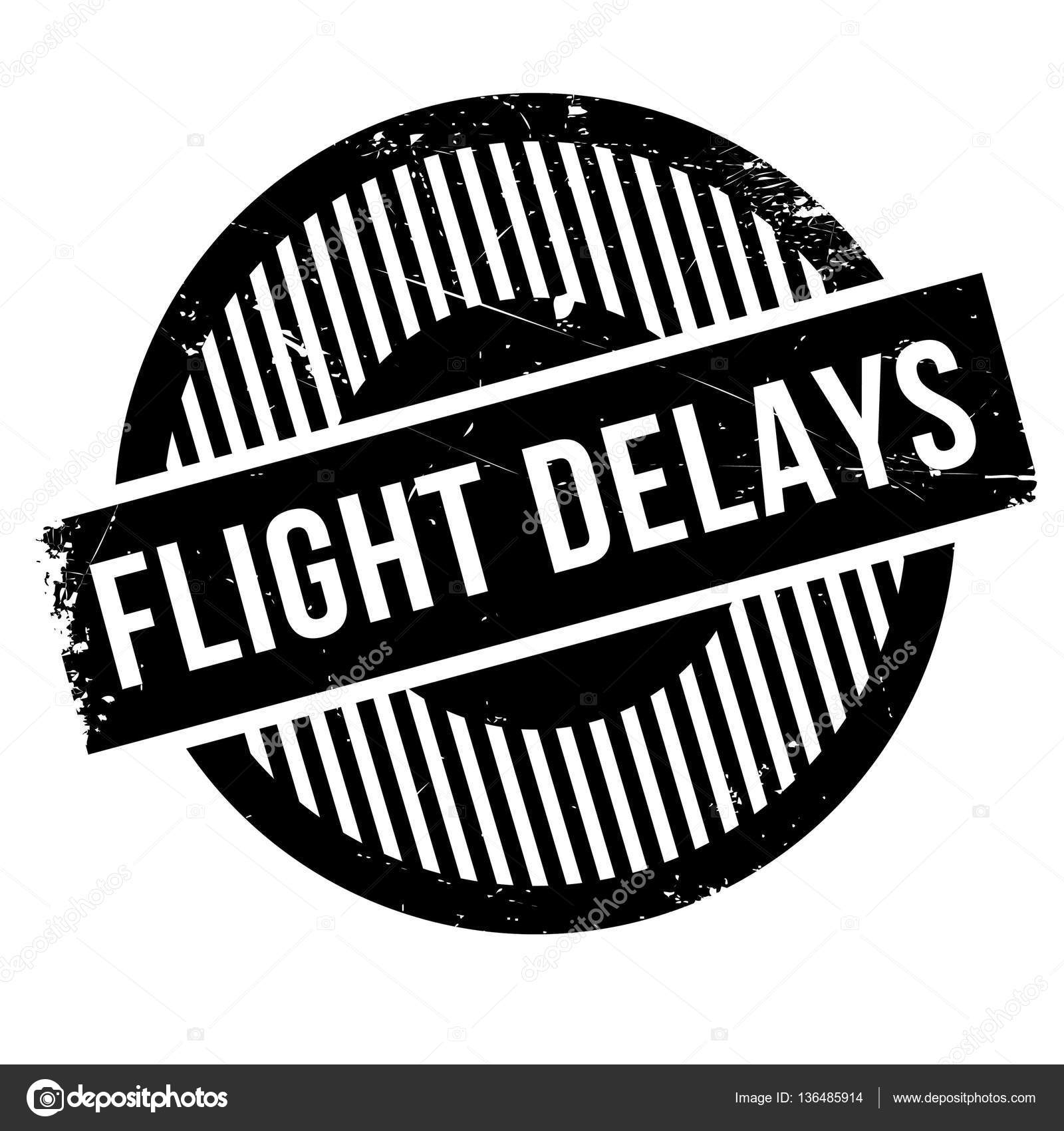 Flight Delays rubber stamp Stock Vector Image by ©lkeskinen0 #136485914