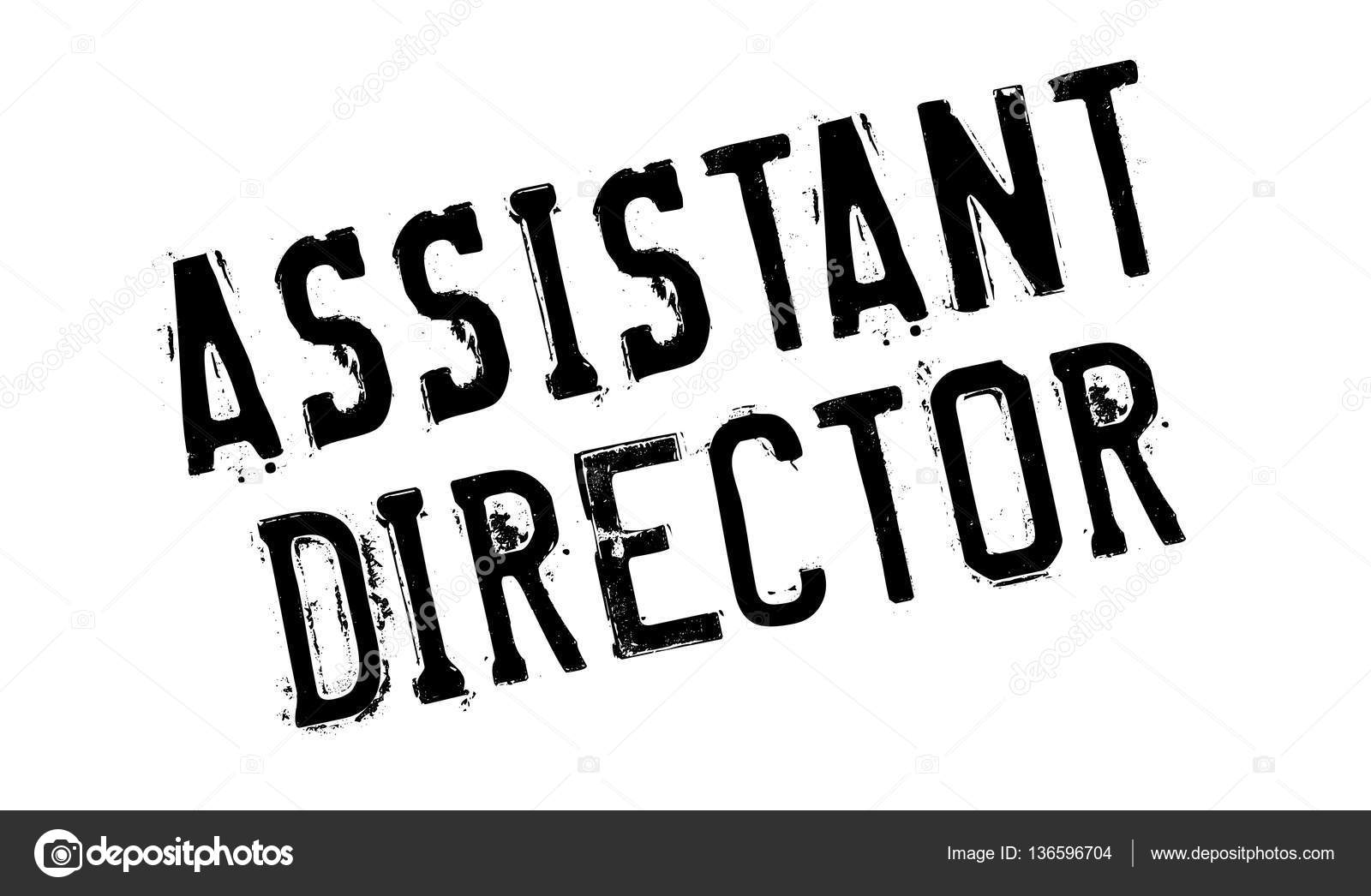 Assistant Director rubber stamp Stock Vector Image by ©lkeskinen0 ...