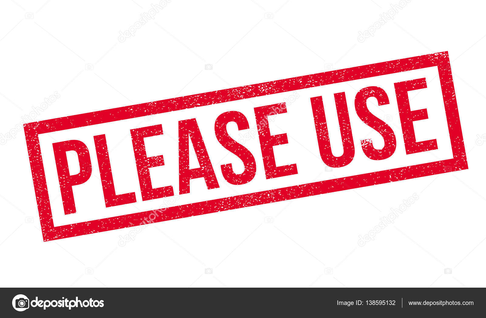 Please Use rubber stamp Stock Vector Image by ©lkeskinen0 #138595132