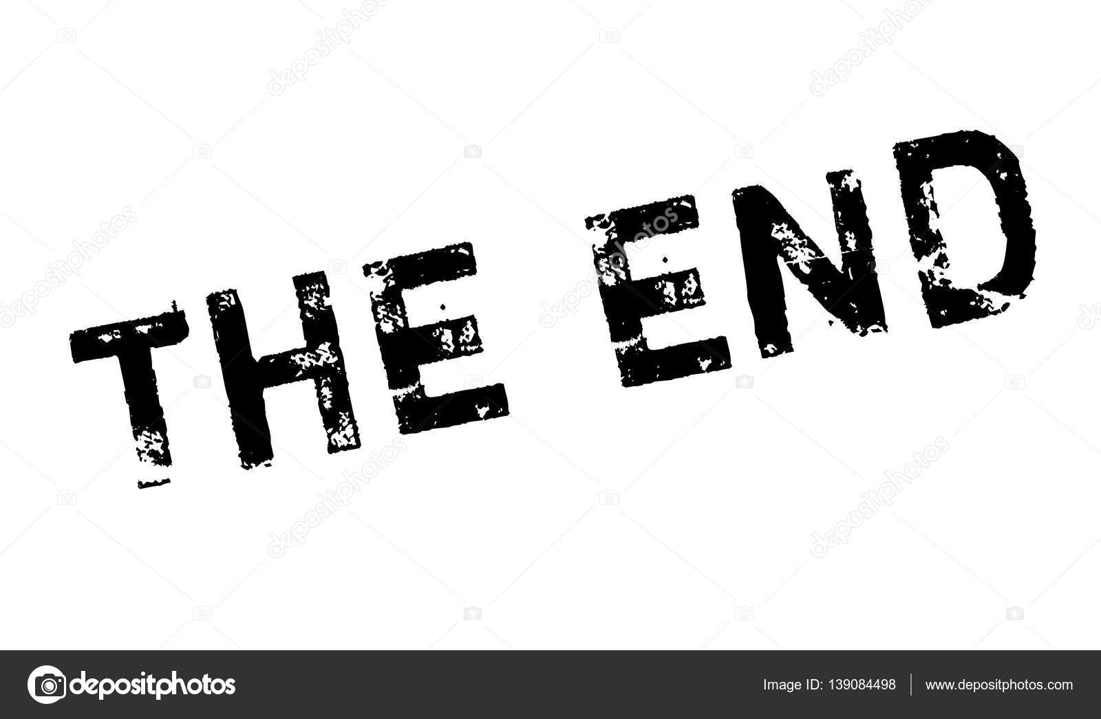 The End rubber stamp Stock Vector Image by ©lkeskinen0 #139084498