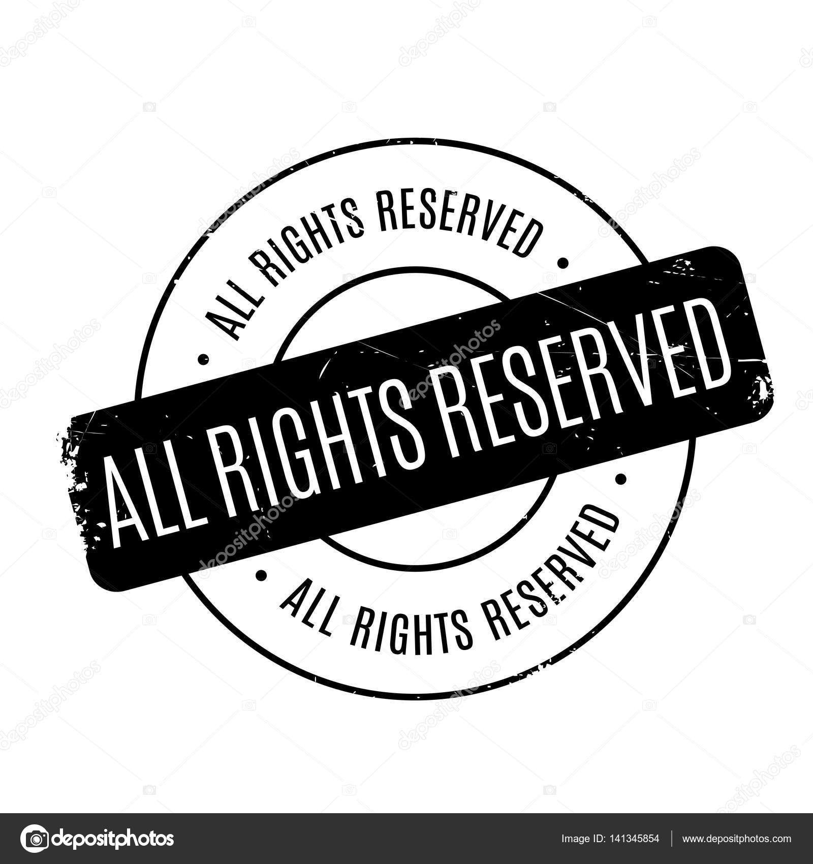 All Rights Reserved rubber stamp Stock Vector Image by ©lkeskinen0 ...