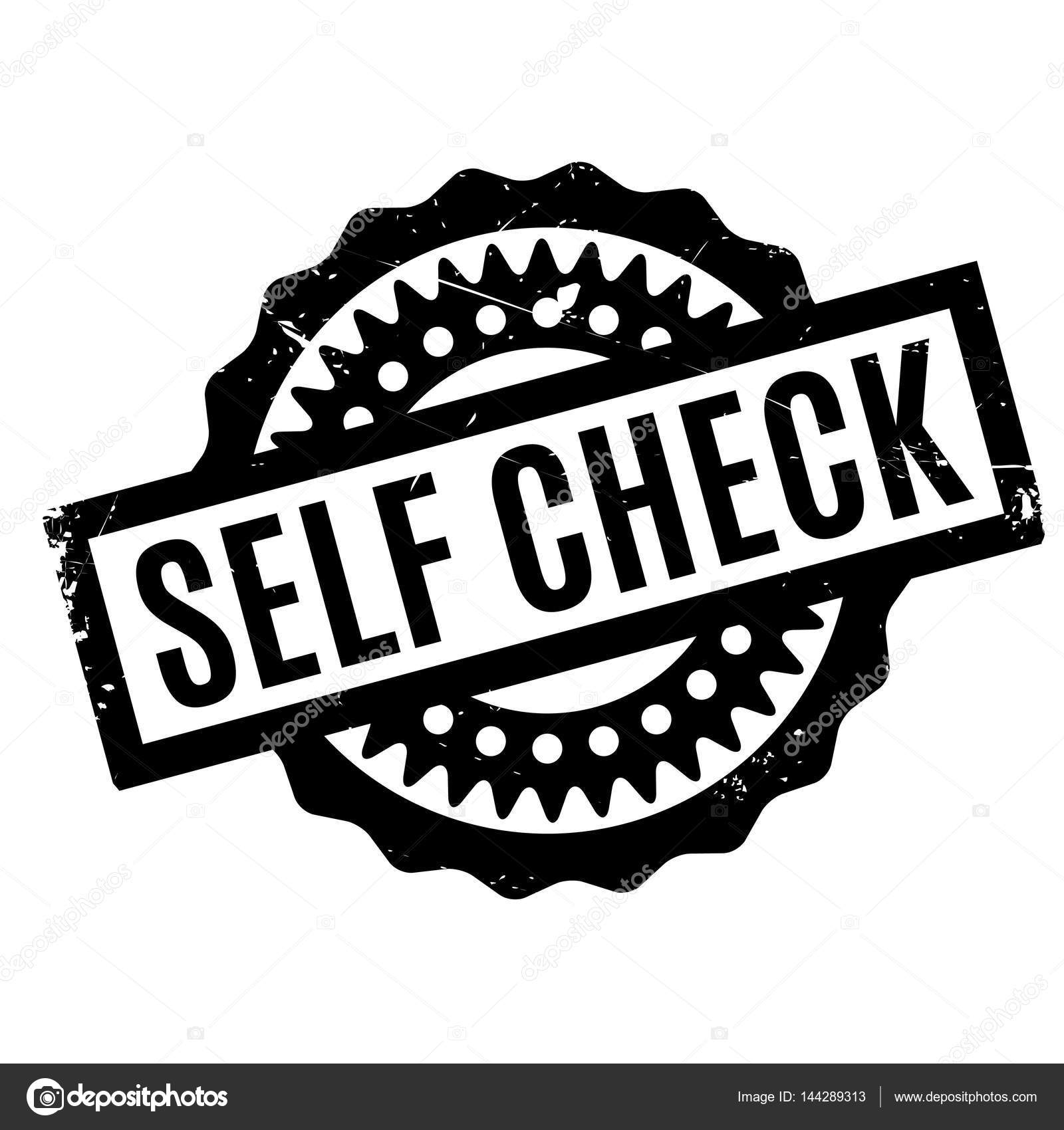 Self Check rubber stamp Stock Vector Image by ©lkeskinen0 #144289313