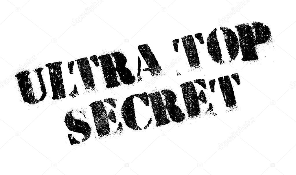 Sello top secret | Sello Top Secret ultra — Vector de stock ...
