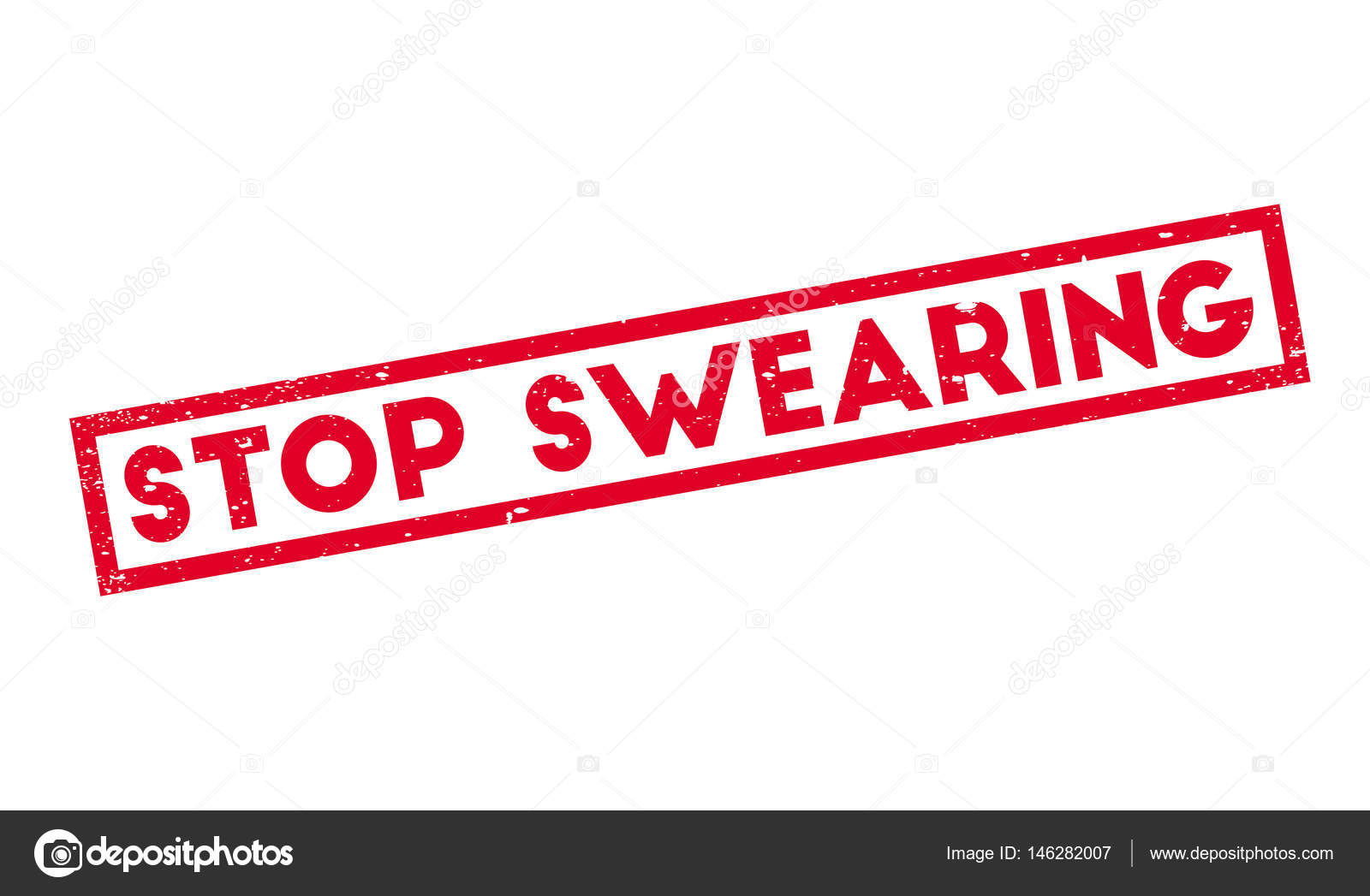 Stop Swearing rubber stamp Stock Vector Image by ©lkeskinen0 #146282007