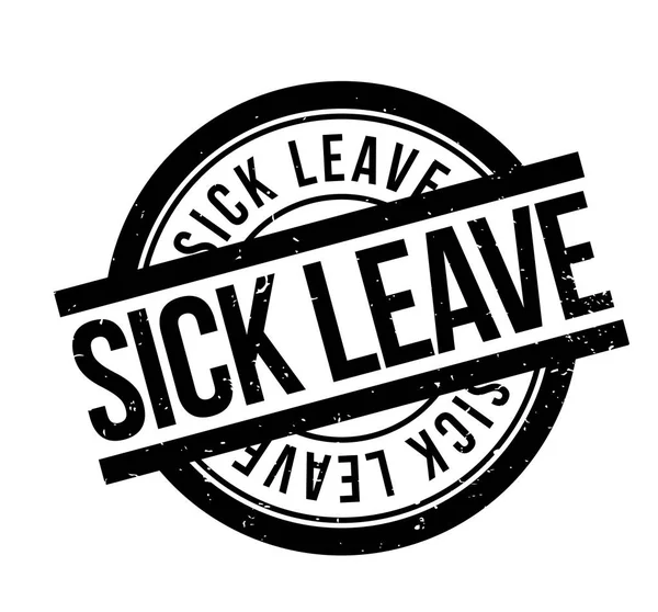 Sick Leave rubber stamp Stock Vector by ©lkeskinen0 162396328