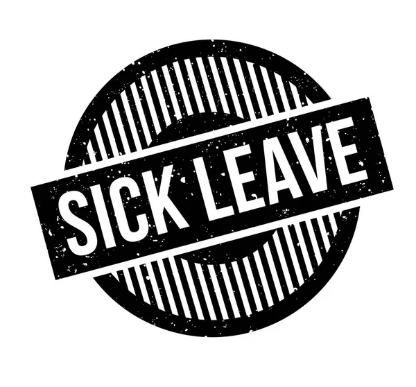 Sick Leave rubber stamp Stock Vector by ©lkeskinen0 162396328