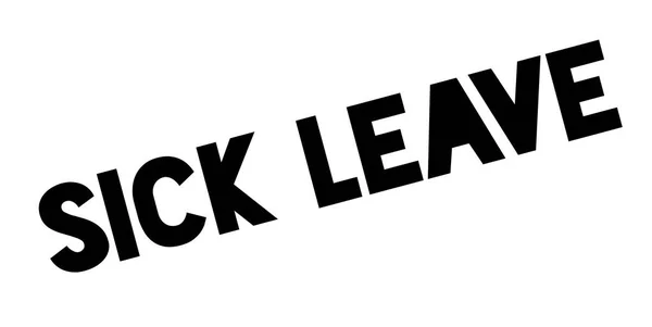 Sick Leave rubber stamp Stock Vector by ©lkeskinen0 162396328