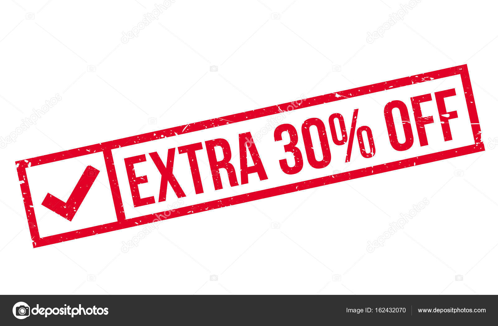 Extra 30 percent Off rubber stamp Stock Vector Image by ©lkeskinen0 ...