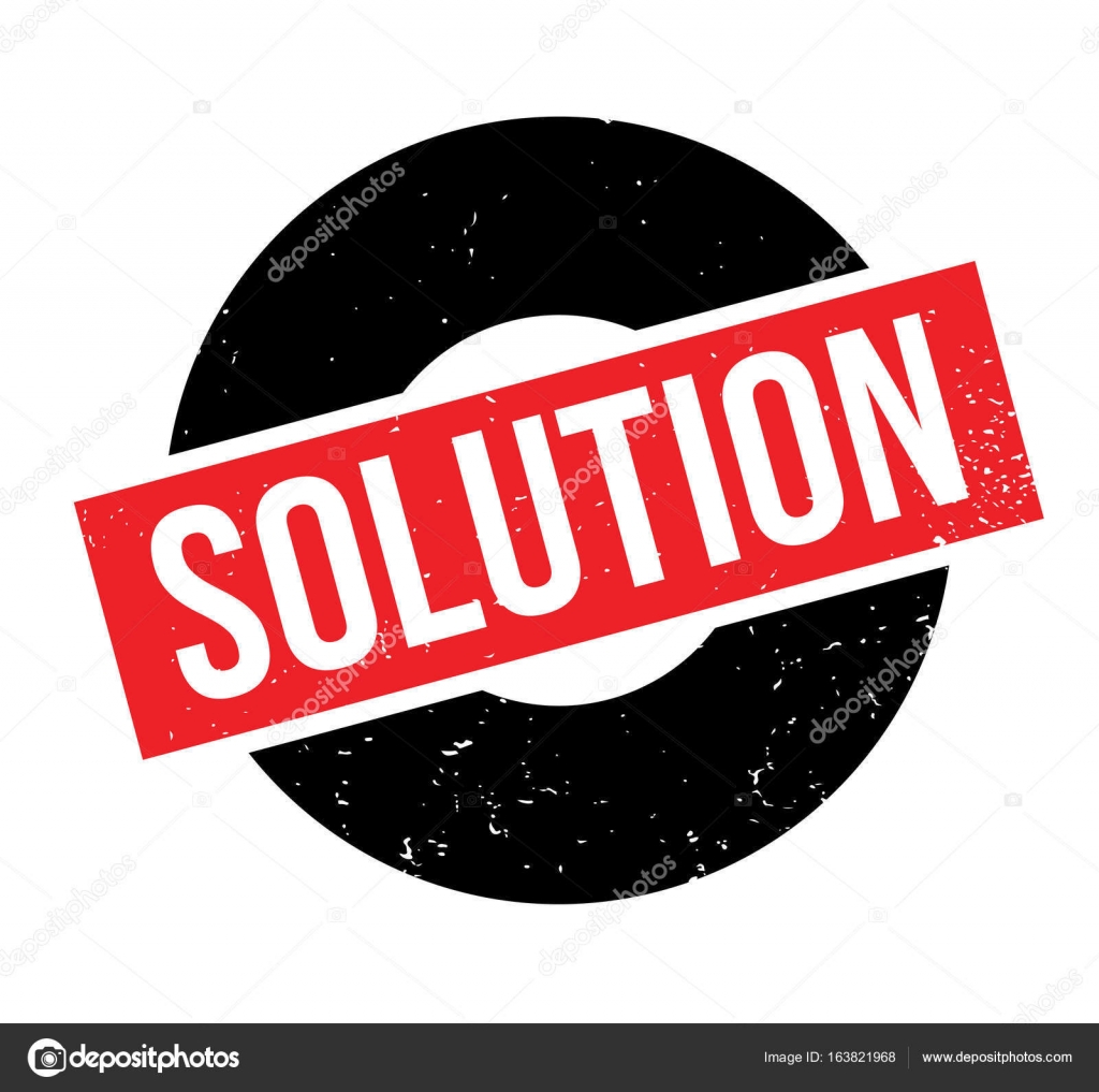 Solution rubber stamp Stock Vector by ©lkeskinen0 163821968