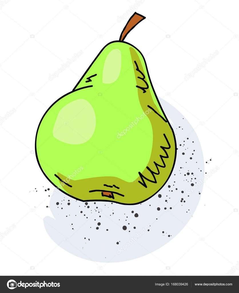 Pear cartoon hand drawn image — Stock Vector © lkeskinen0 #168039426