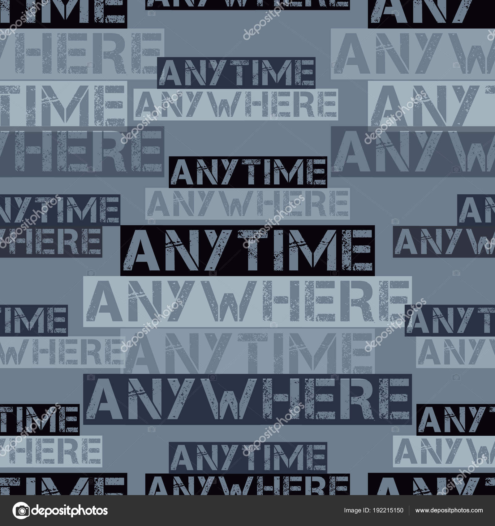 Anytime anywhere pattern Stock Vector Image by ©lkeskinen0 #192215150