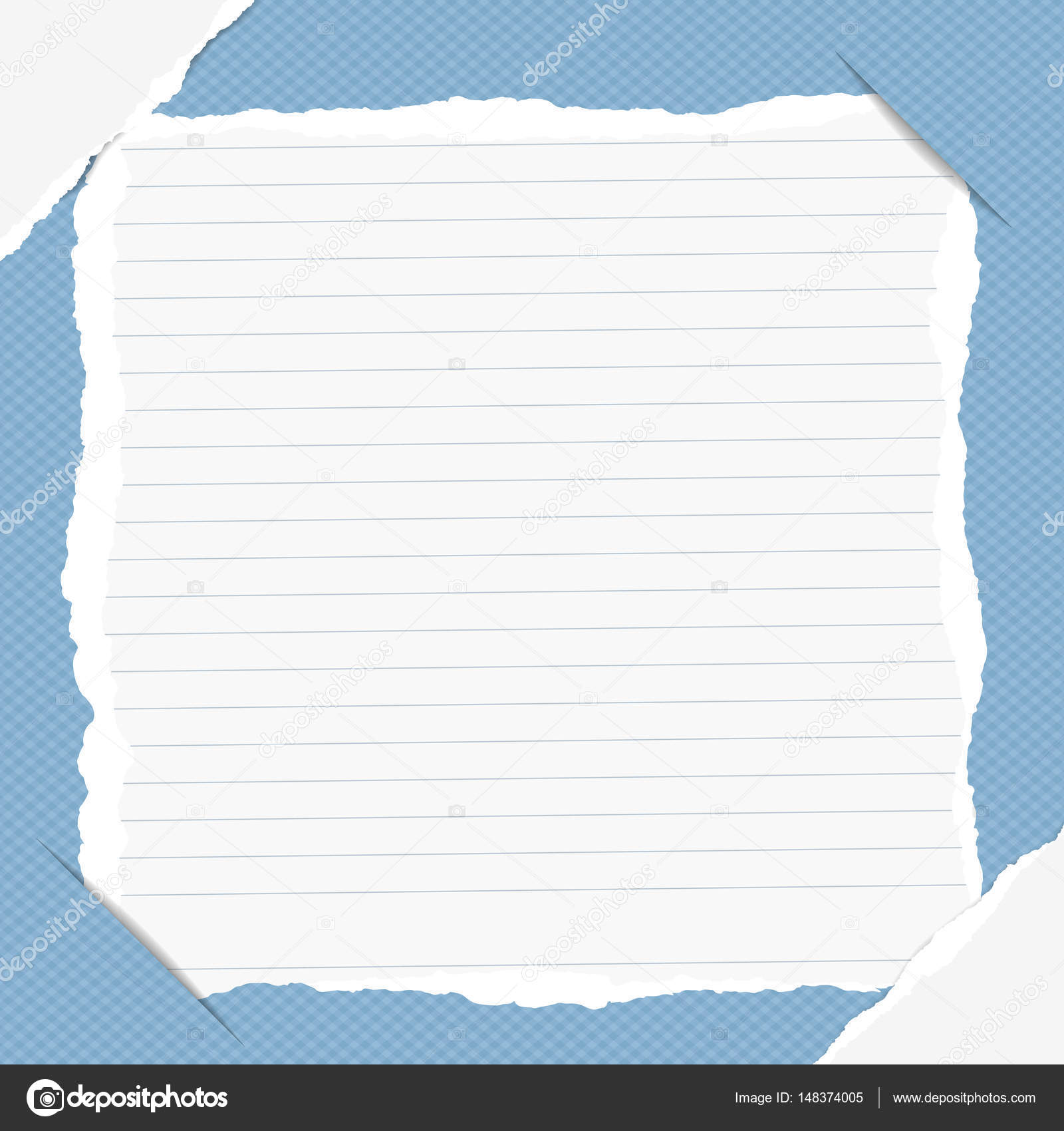 Torn Notebook Paper Edge