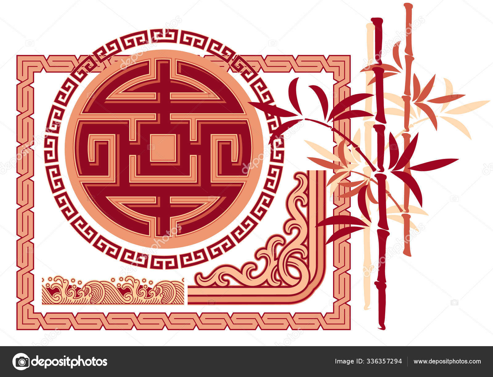 Chinese Patterns And Designs Border