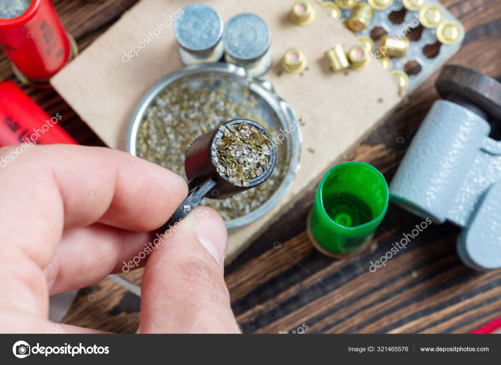 Reloading Process Shotgun Shells Special Reload Equipment Powder ...