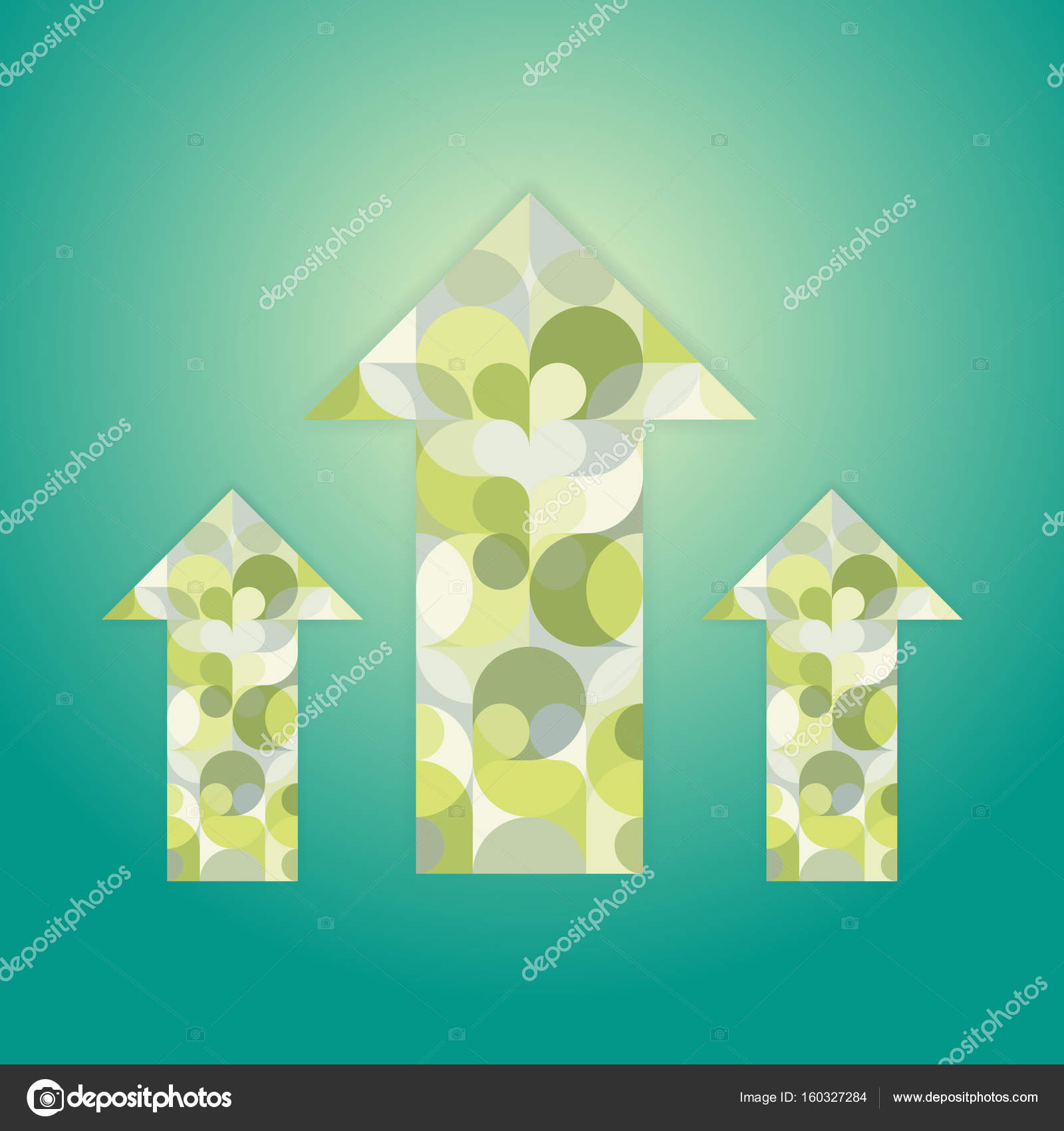 Multi-colored arrows pointer up Stock Vector Image by ©uzhveko #160327284