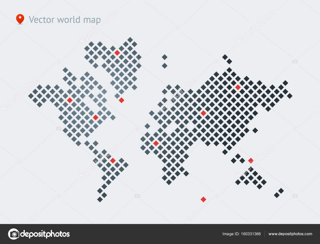 Abstract map of the world Stock Vector Image by ©uzhveko #160331366