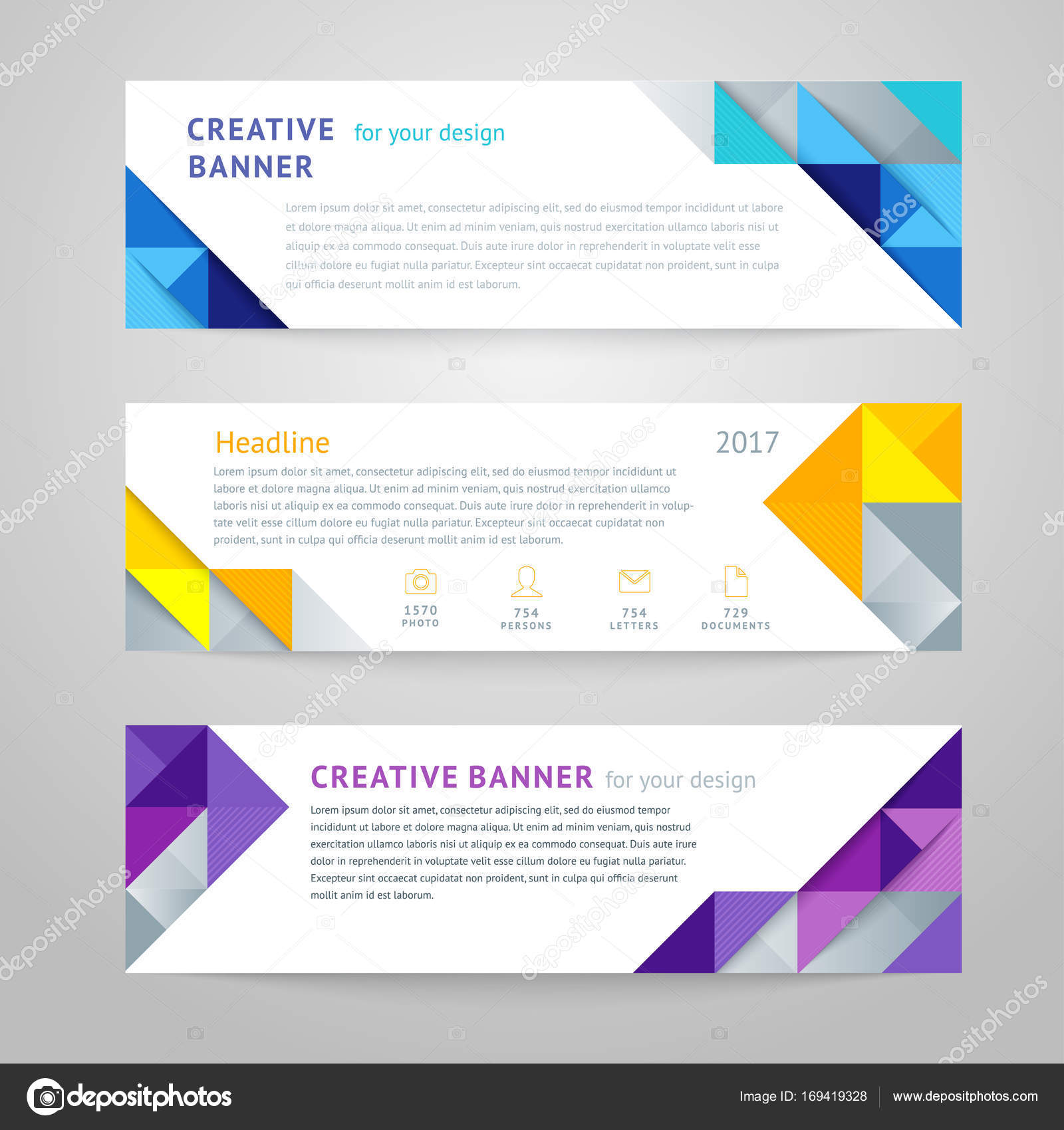 Design templates horizontal banner Stock Vector by ©uzhveko 169419328 Design templates horizontal banner Stock Vector by ©uzhveko 169419328