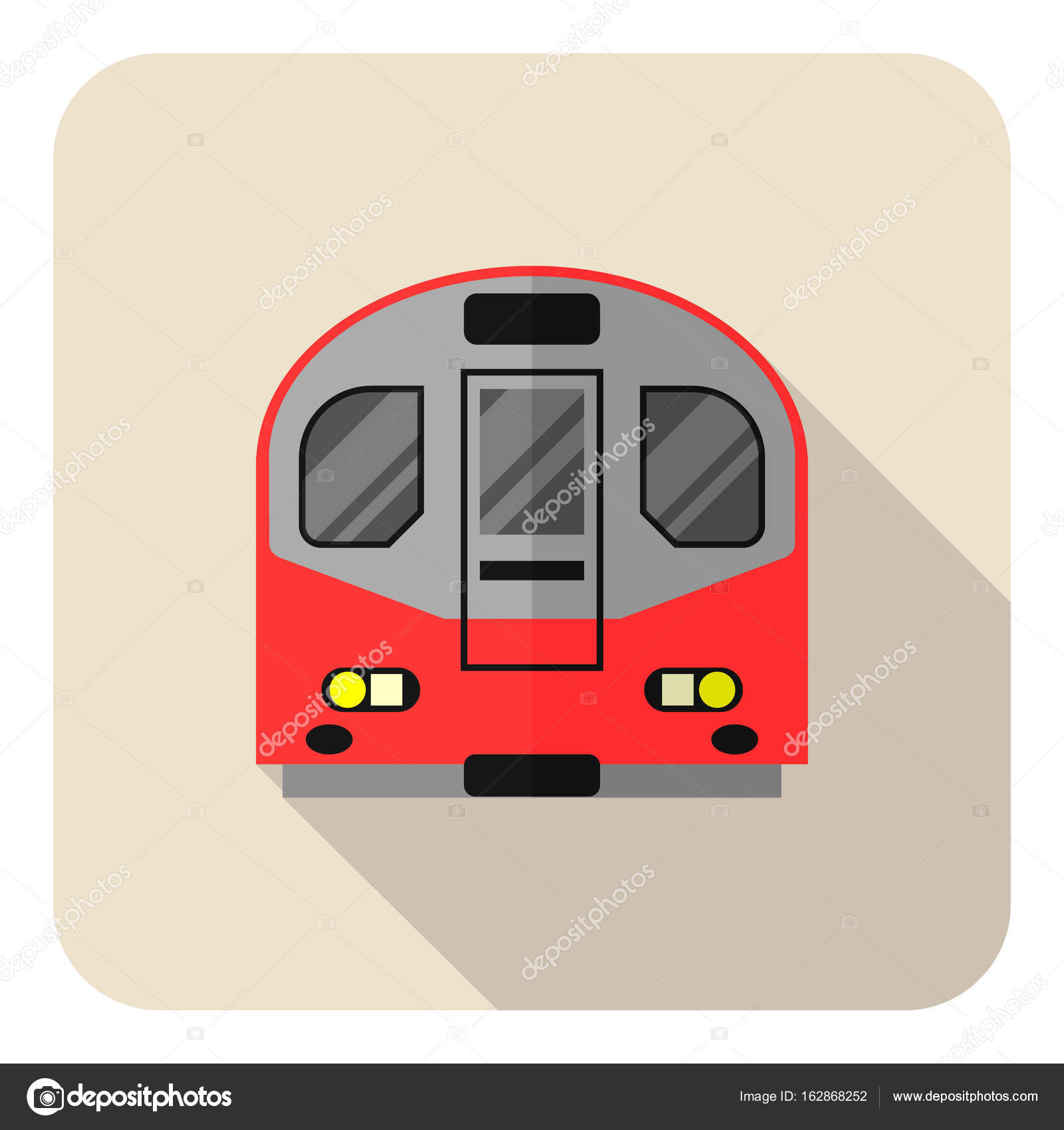 Subway Train Vector