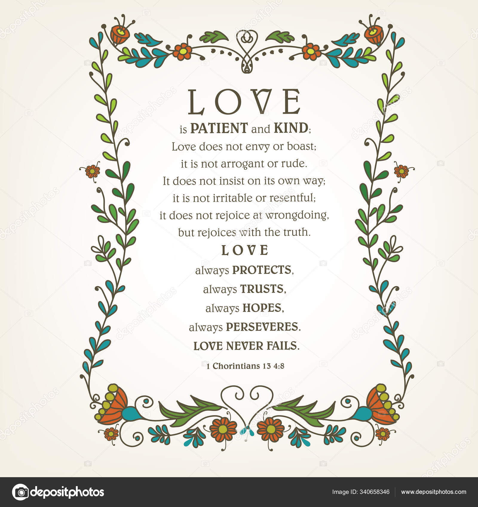 Love Is Patient Love Is Kind Wallpaper