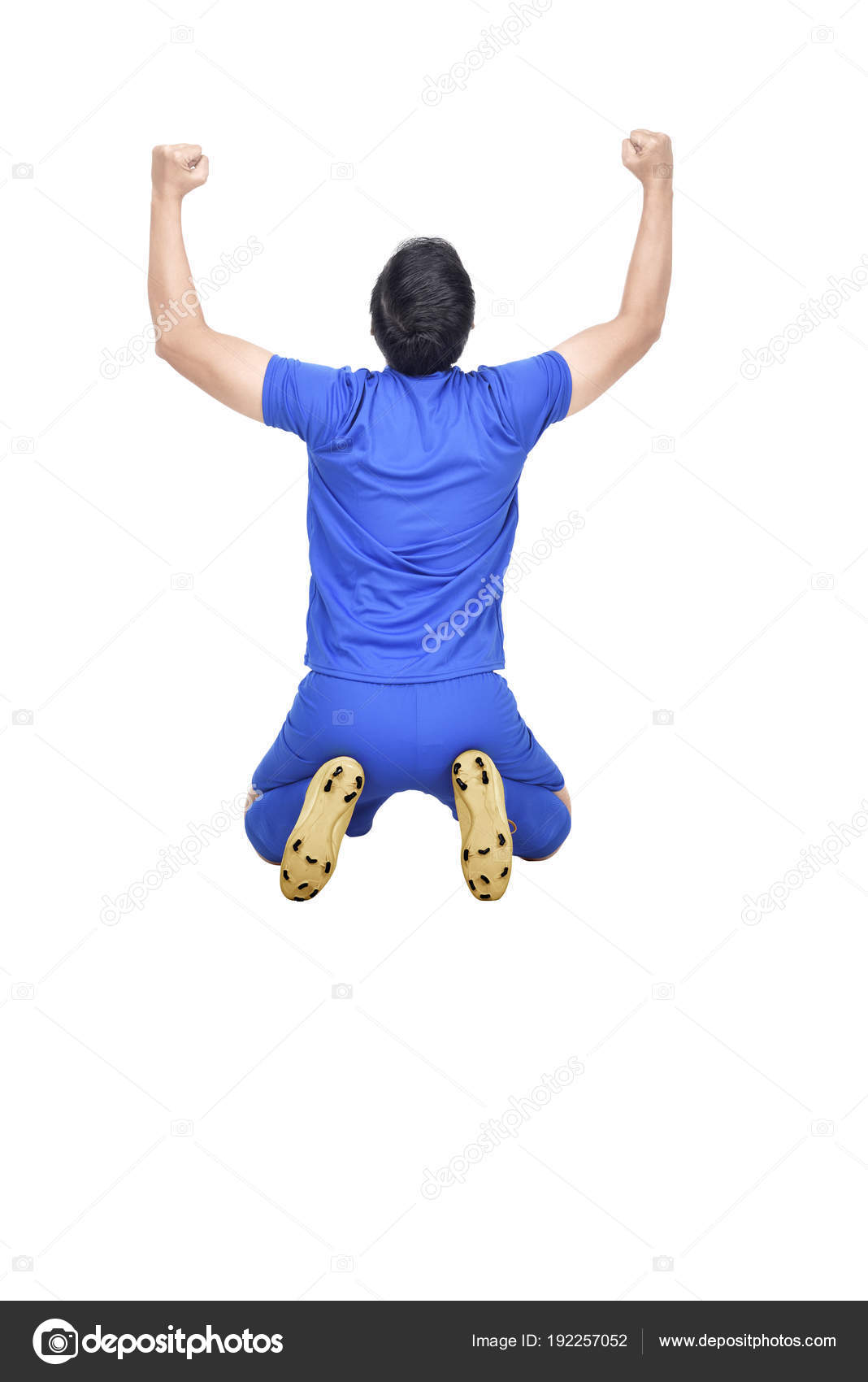 Person Kneeling Back View