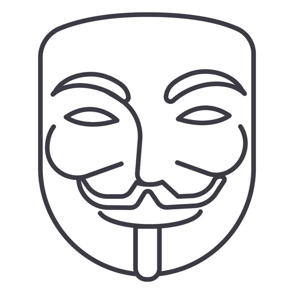 Anonymous Mask Coloring Coloring Pages