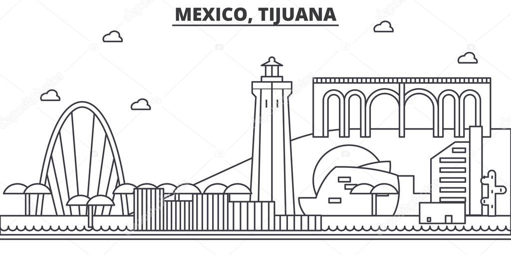 Vector: logo tijuana | México, Ilustración de Tijuana arquitectura ...
