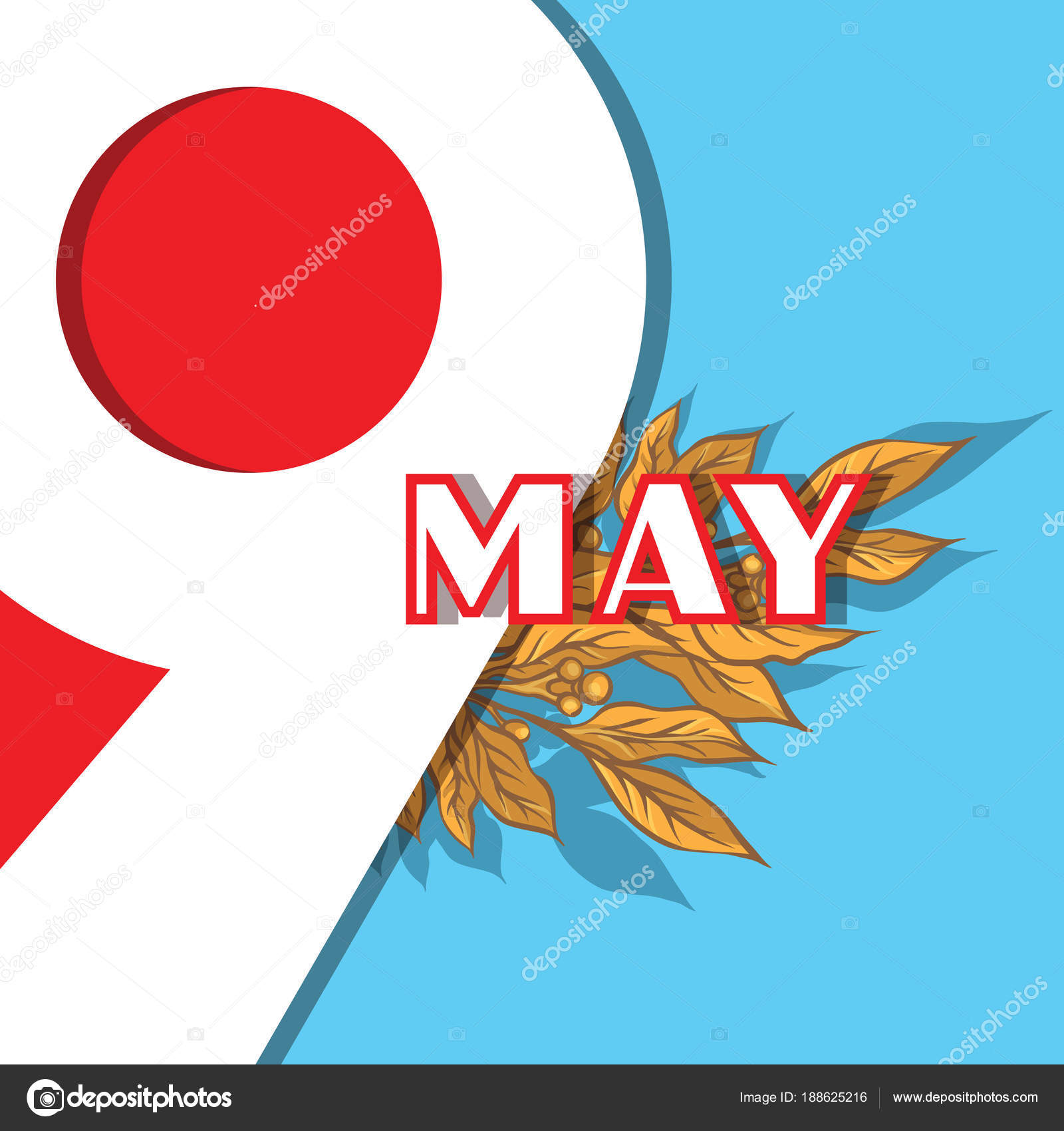 May 9. Symbols Of Victory Day. Stock Vector Image by ©DVostok #188625216