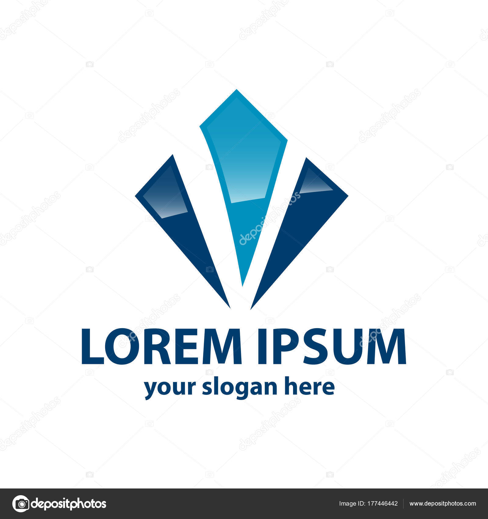 Diamond Shaped Logo Design