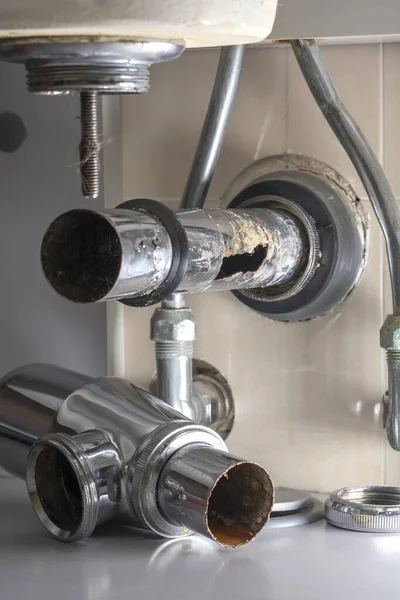 Frozen broken pipes Stock Photos, Royalty Free Frozen broken pipes ...