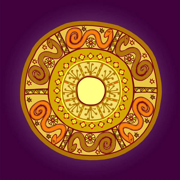 Stylized sun and moon — Stock Vector © rodicabruma #36704771