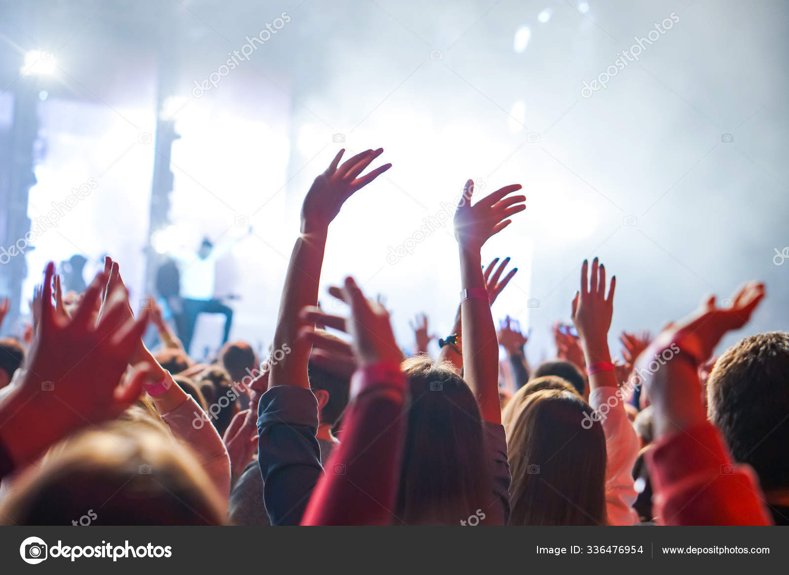 Rock Concert Crowd Hands