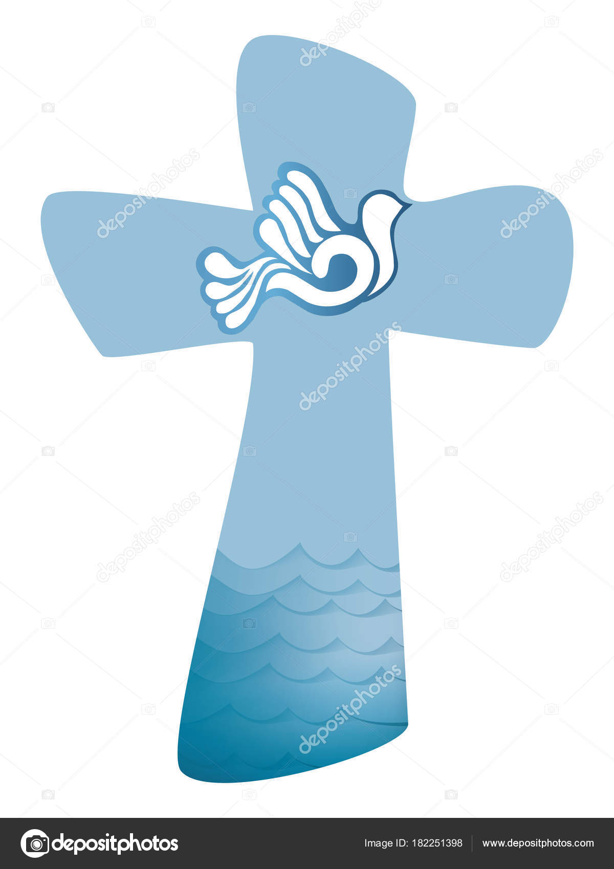 Catholic Baptism Symbols Dove