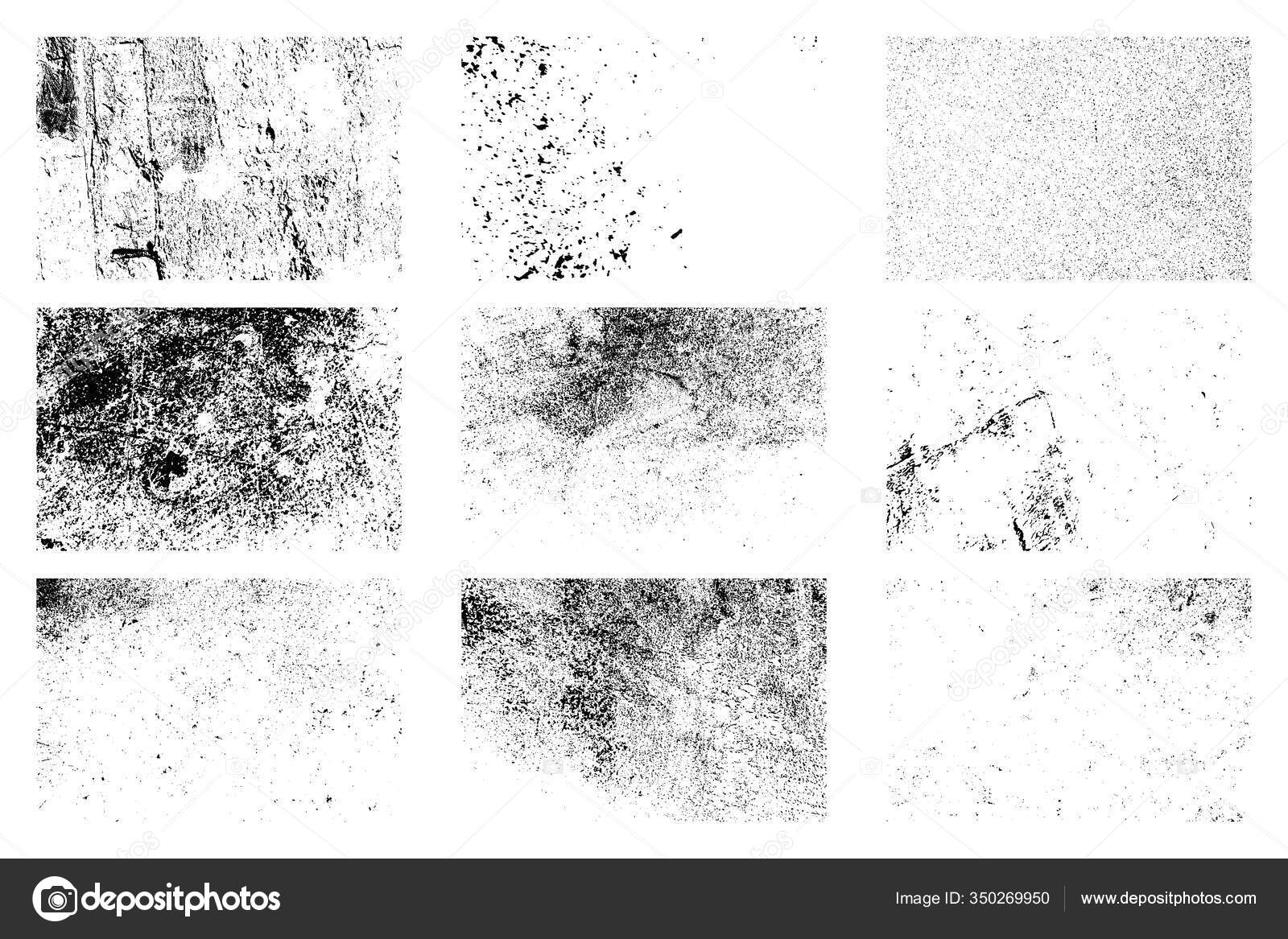 Grunge Texture Set Stock Vector by ©benjaminlion 350269950