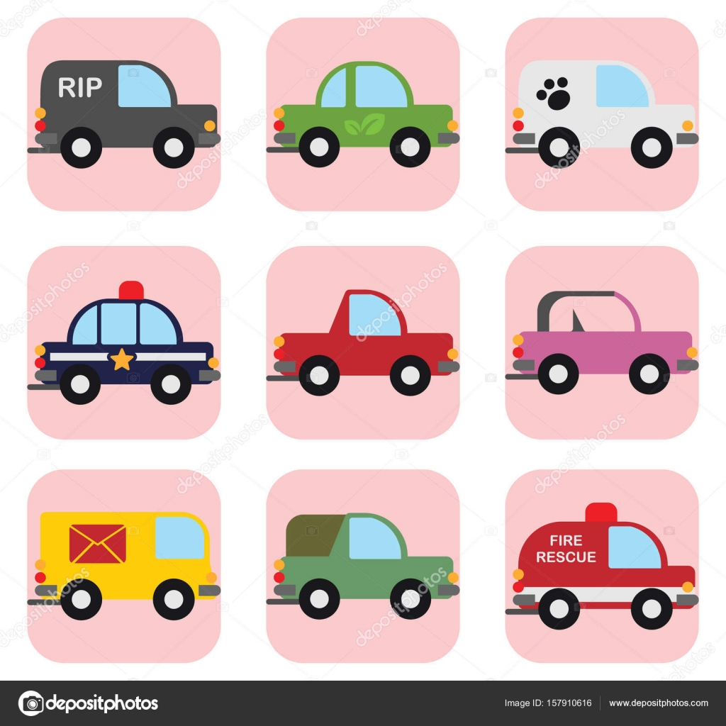 Good Car Collection Stock Vector by ©thesauruszone.com 157910616
