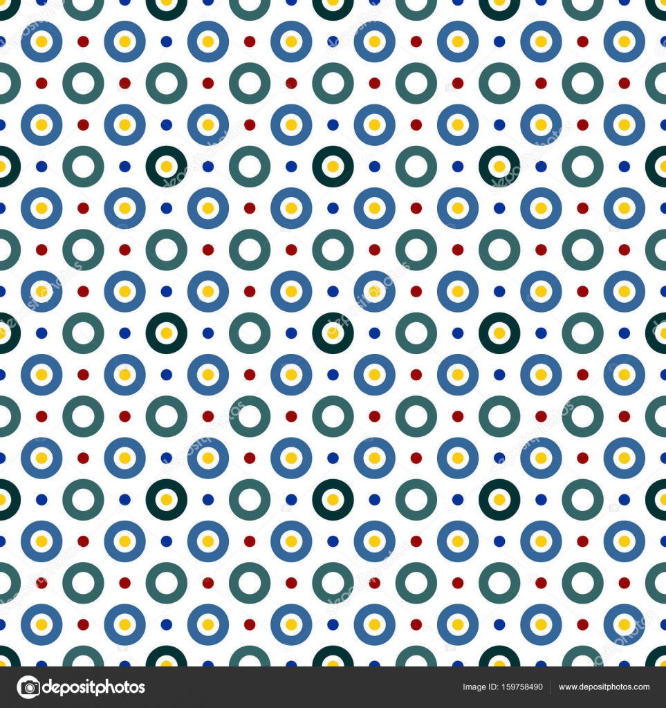 Nice Dot and Circle Pattern Stock Vector by ©thesauruszone.com 159758490