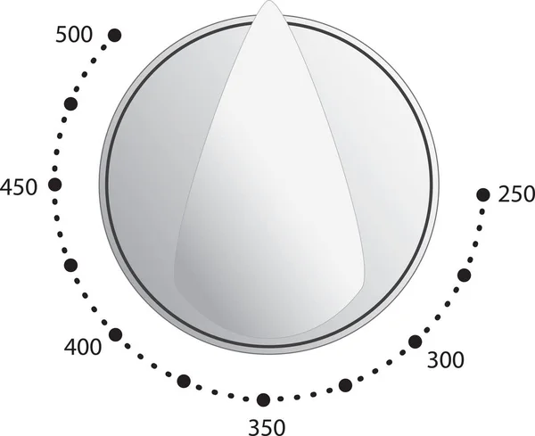 Oven Dial Vector Stock Vector Image by ©THPStock #155984628