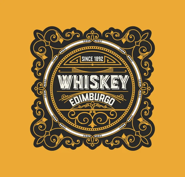 Whiskey label Vector Art Stock Images | Depositphotos