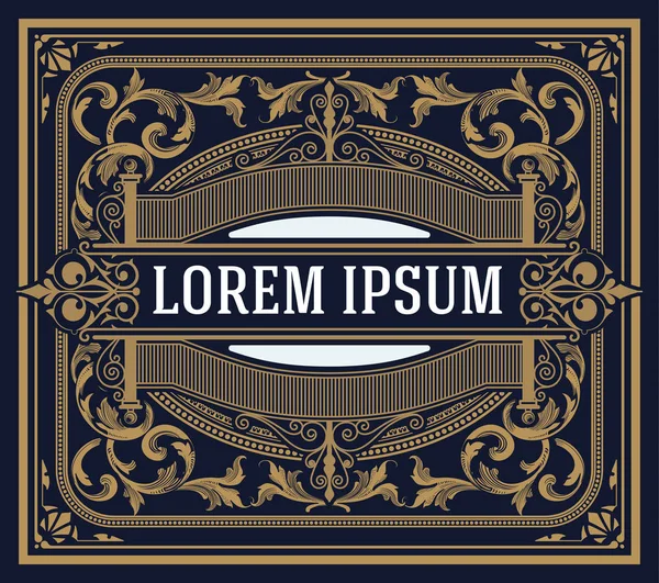 Vintage Label Border Templates