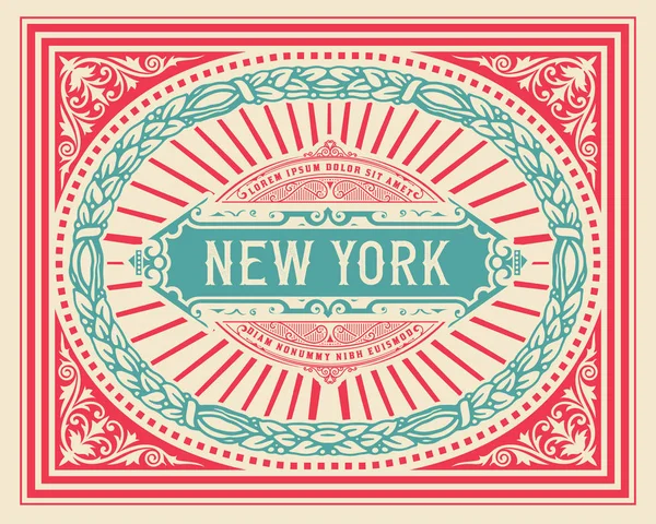 Old design, Badge for packing. Template Stock Vector Image by ...