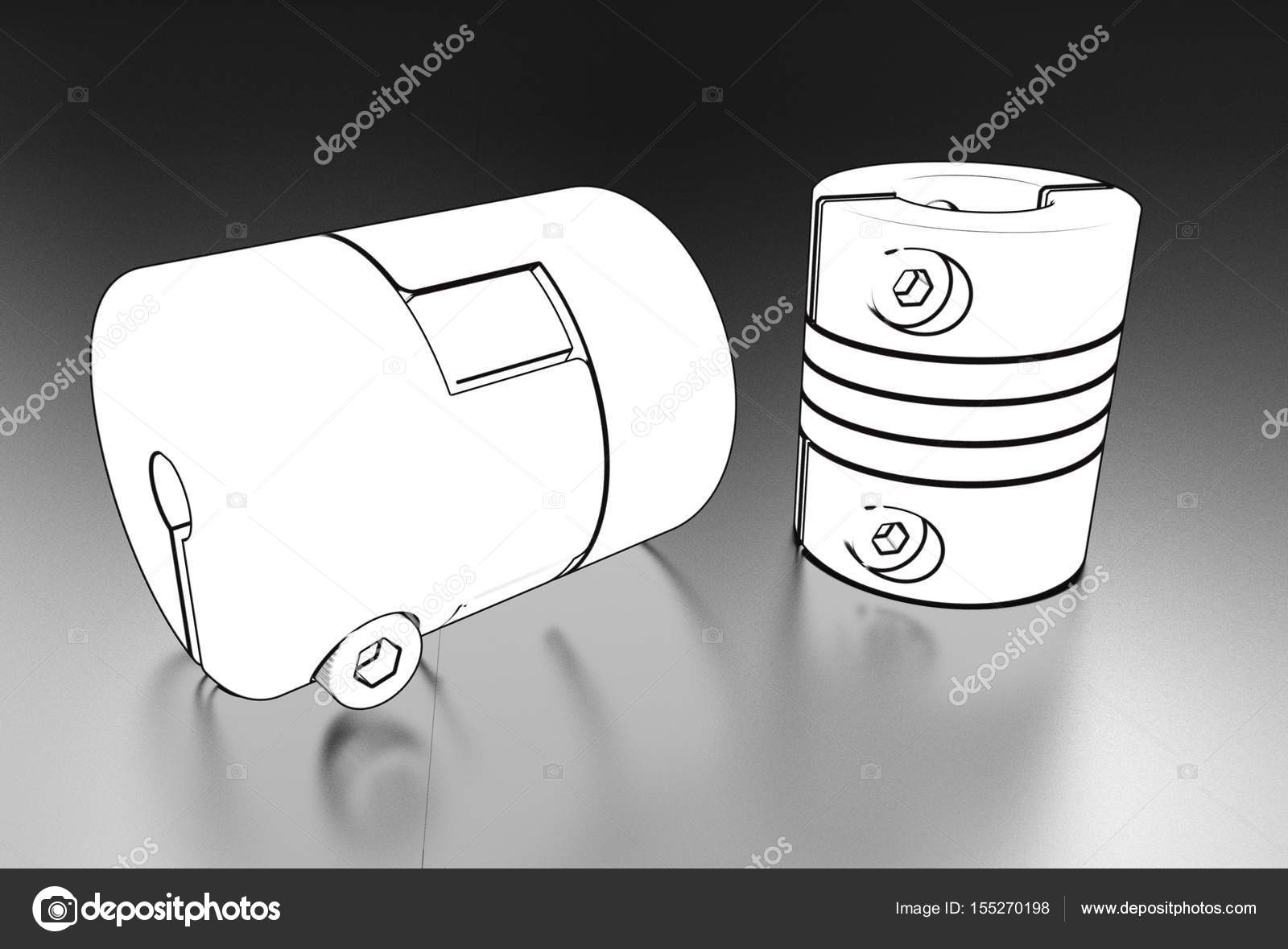 3d illustration of coupling — Stock Photo © ildarss #155270198