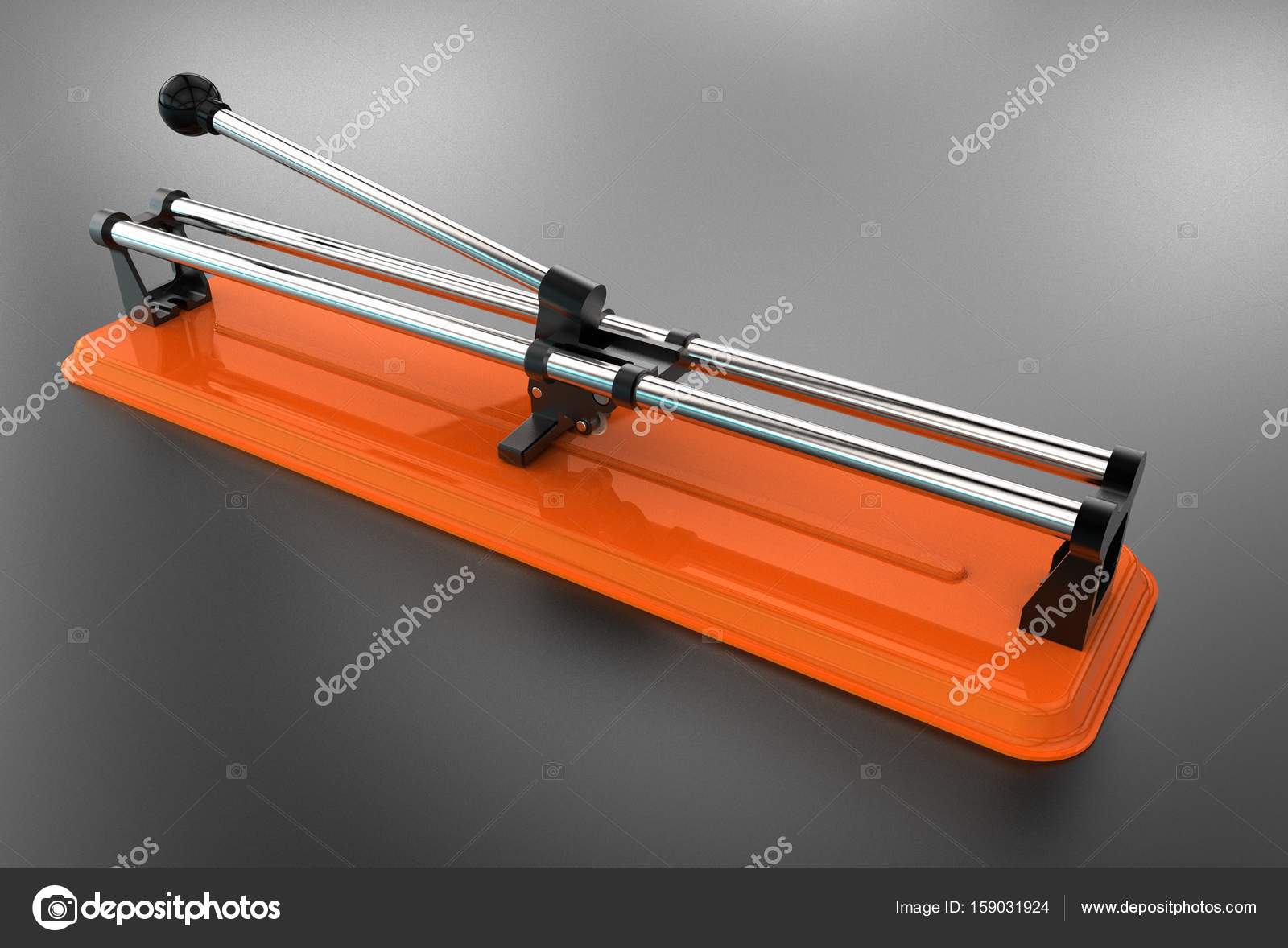 3d illustration of tile cutter Stock Photo by ©ildarss 159031924