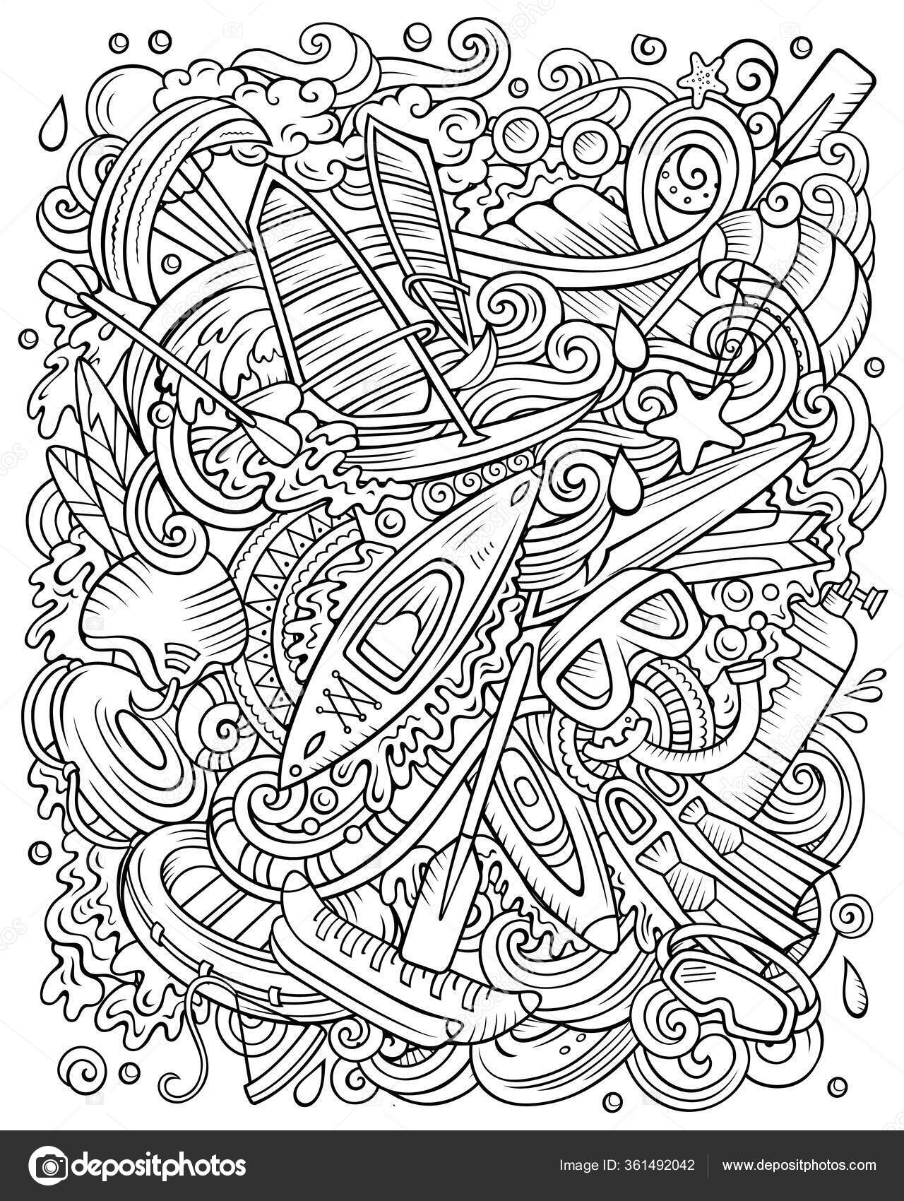 Water Sports Coloring Pages
