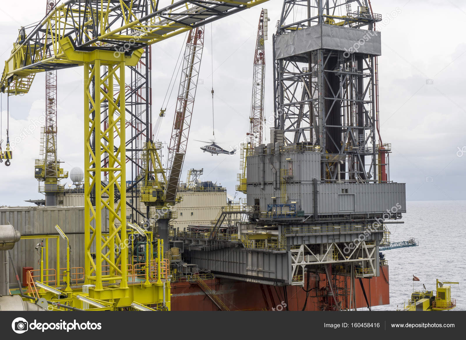 Offshore Air Transportation Stock Photo by ©karlstury 160458416