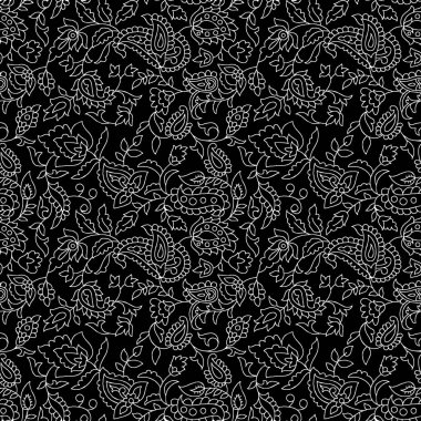 Black background with lacy pattern on the left Stock Vector Image by ...