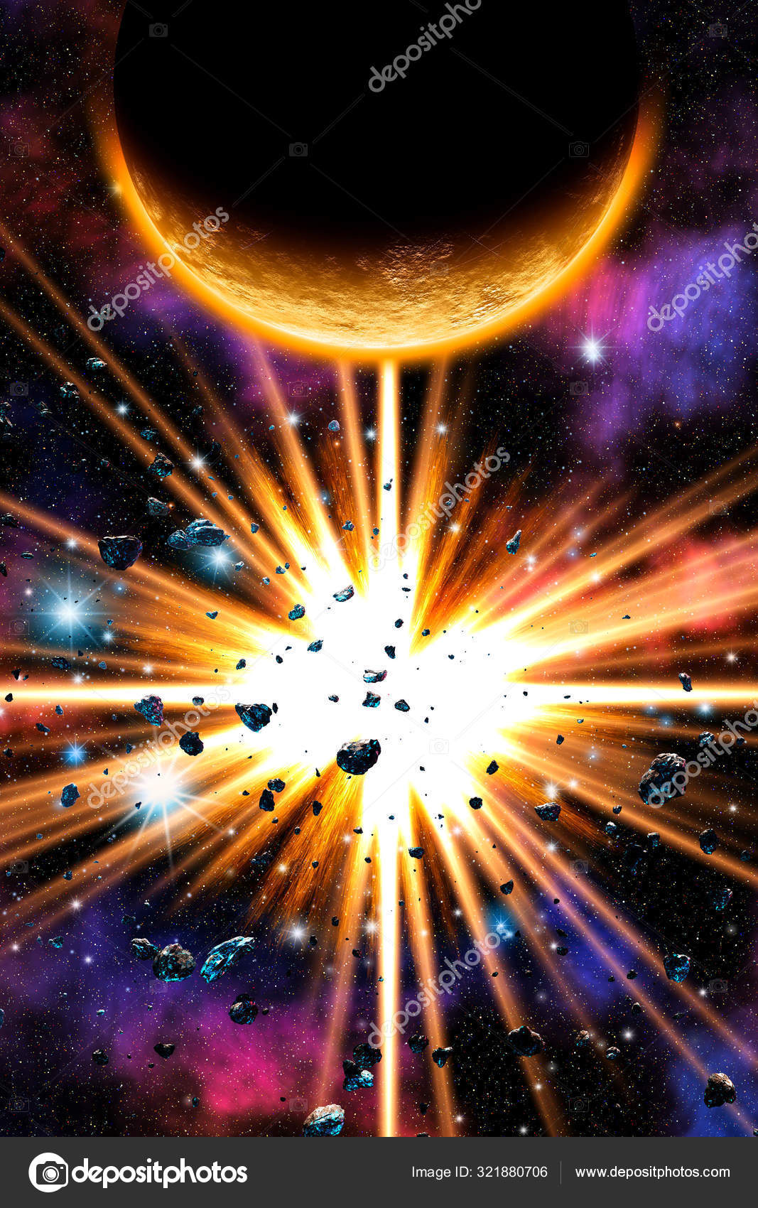 3d Exploding Supernova