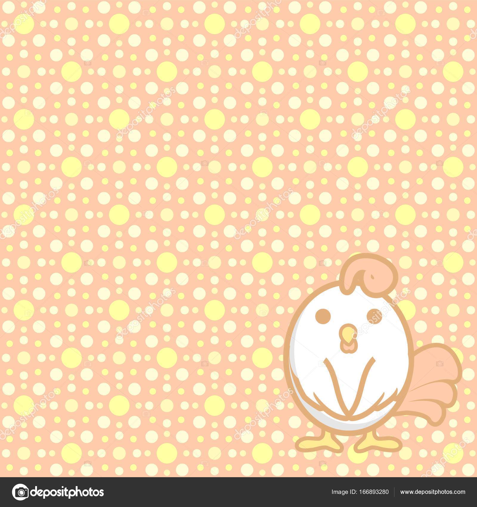 Cute chicken background illustration Stock Photo by ©Aquedar18 166893280
