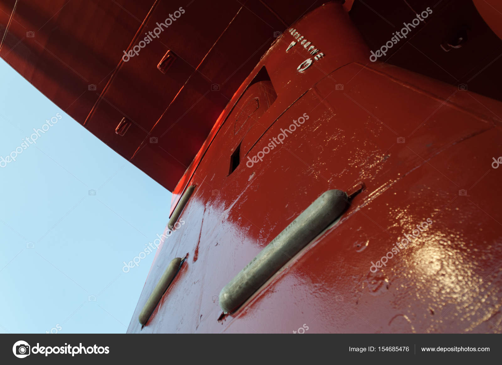 Ship's rudder — Stock Photo © giannopoulos.artment.net #154685476